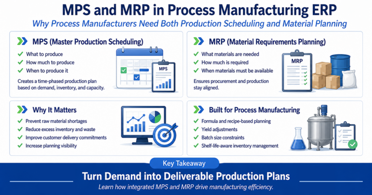 MPS vs MRP in Process Manufacturing ERP: Differences, Planning & Best ...